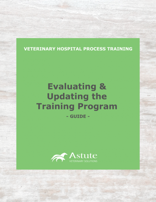 VHPT Evaluating Updating The Training Program Guide Astute 